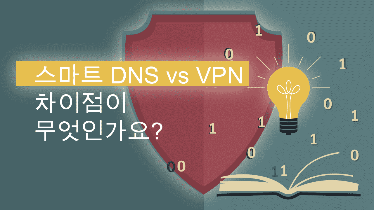 스마트DNS vs. VPN: 차이점이 무엇인가요? (확인하기)